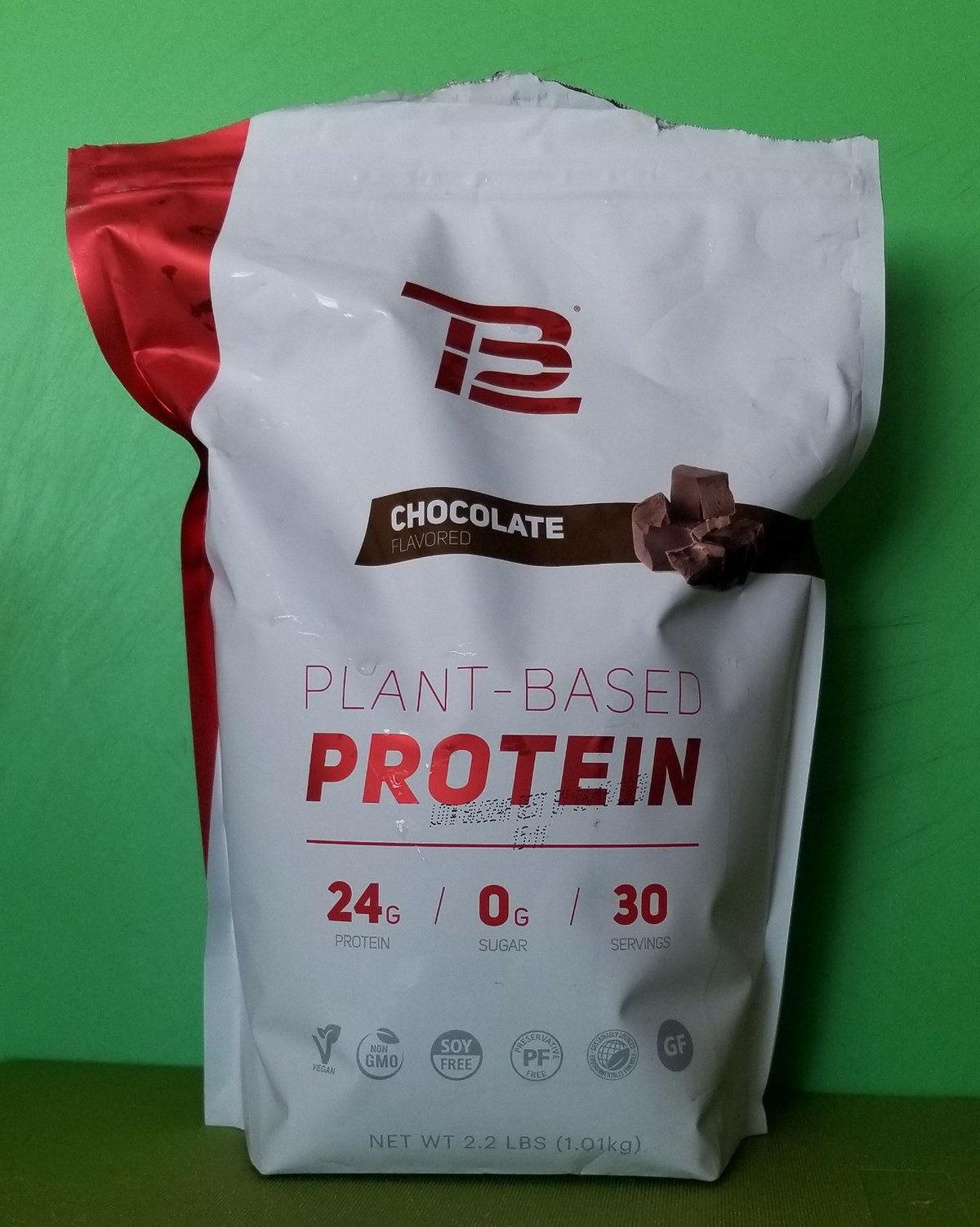 My review of the TB12 Plant-Based Protein chocolate powder supplement ...